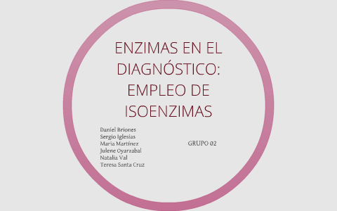 ENZIMAS EN EL DIAGNÓSTICO: EMPLEO DE ISOENZIMAS by Daniel Briones on Prezi