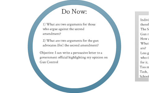 Gun Control Letter by Tareq Zohny on Prezi