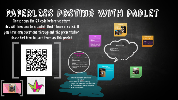 Paperless Posting with Padlet by Miss Erickson on Prezi