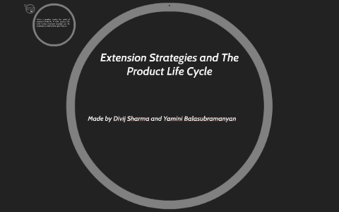 Extension Strategies and The Product Life Cycle by Yamini Iyer on Prezi