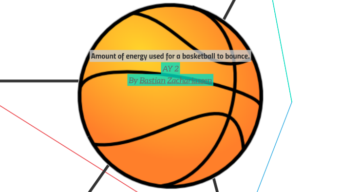 Amount of energy used for a basketball to bounce. by Bastian ...
