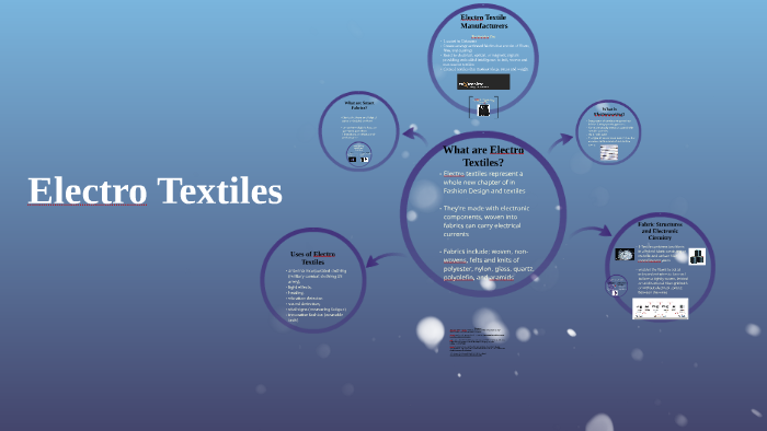 Electro Textiles by michelle damond on Prezi