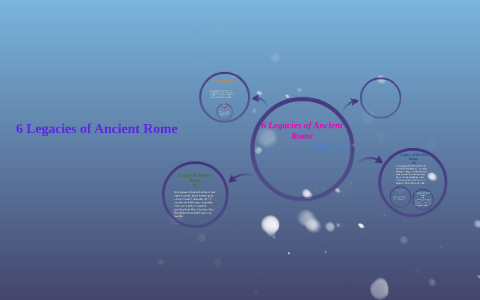 6 Legacies of Ancient Rome by jessica slansky on Prezi
