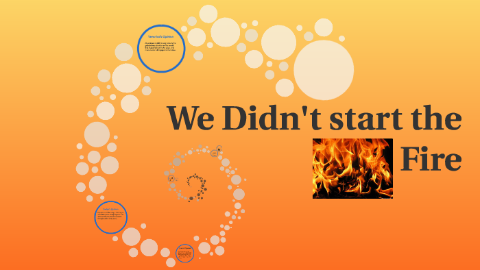 We Didn't start the Fire by on Prezi