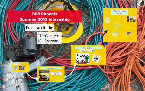 DPR Summer 2013 Internship Presentation by Francisco Iturbe on Prezi