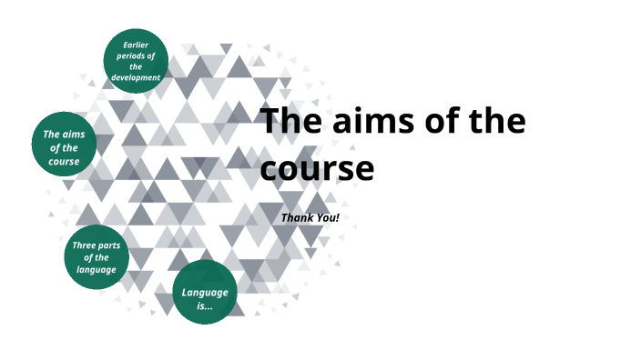 the aims if the course by Уйгулаана Семенова