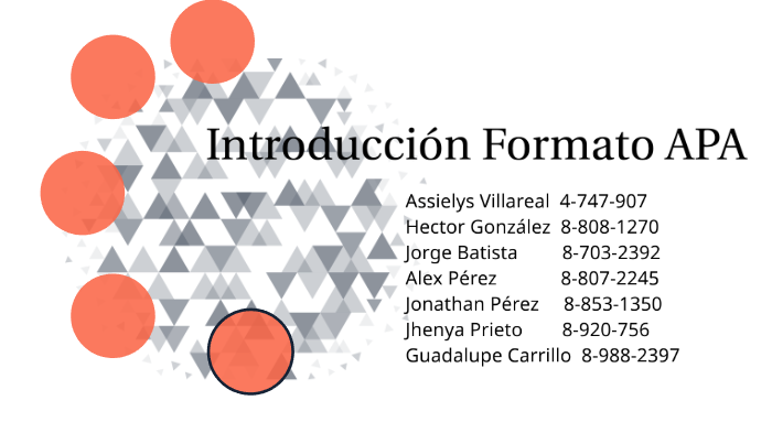 Introduccion formato APA by Guadalupe Carrillo on Prezi