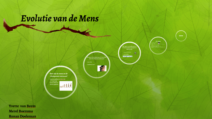 Evolutie van de mens by Ronan Doeleman on Prezi