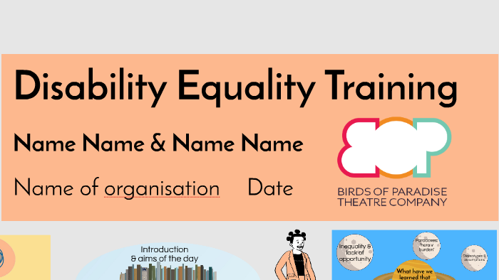 Disability Equality Training by Robert Gale on Prezi