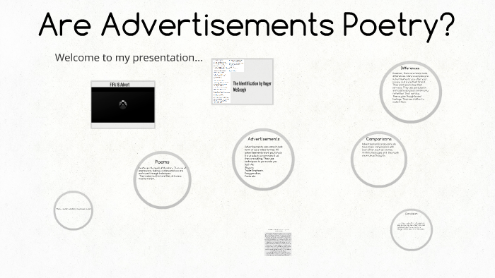 Are Advertisements Poetry? by Joe Marshall on Prezi
