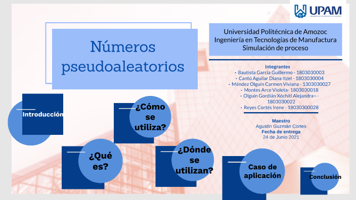 Números pseudoaleatorios by Violeta Montes Arce