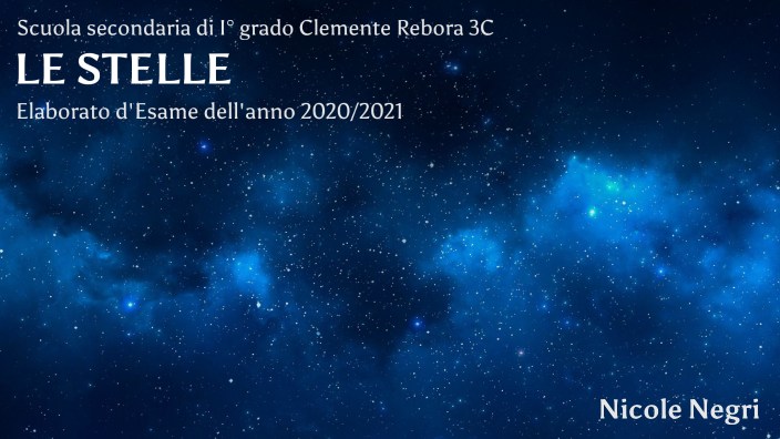 TESINA STELLE by Nicole Negri on Prezi