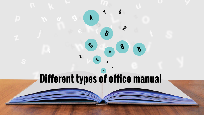 Different types of office manual by on Prezi
