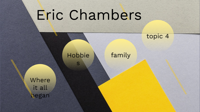 The story of Eric Chambers by Eric chambers on Prezi