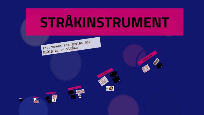 STRÅKINSTRUMENT by Christopher Westling