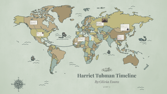 Harriet Tubman Timeline by Olivia Evans on Prezi