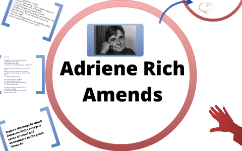 Adrienne Rich Amends by tim kidd on Prezi
