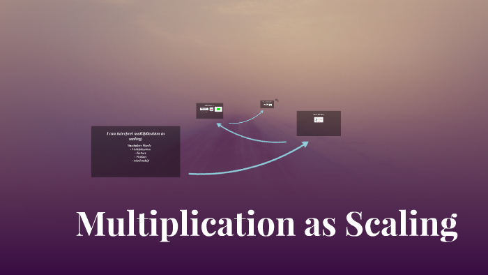I can interpret multiplication as scaling. by Ashley Curtis on Prezi