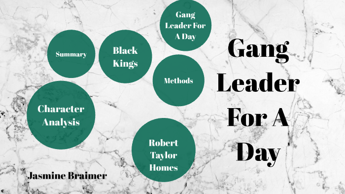 Gang Leader For A Day by Jasmine Braimer on Prezi