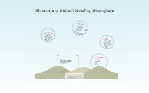 Elementary School Reading Exemplars by Linda Ebersole on Prezi