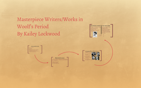 Masterpiece Writers/Works in Woolf's Period by Kailey Lockwood on Prezi