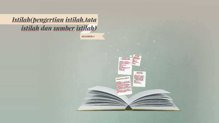 Istilah(pengertian istilah,tata istilah dan sumber istilah) by okeu ...