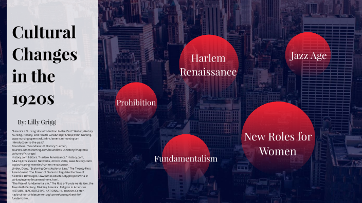 cultural changes of the 1920s by lilly grigg on Prezi