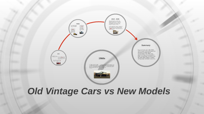 Old Vintage Cars vs New Models by Ryan Haynes