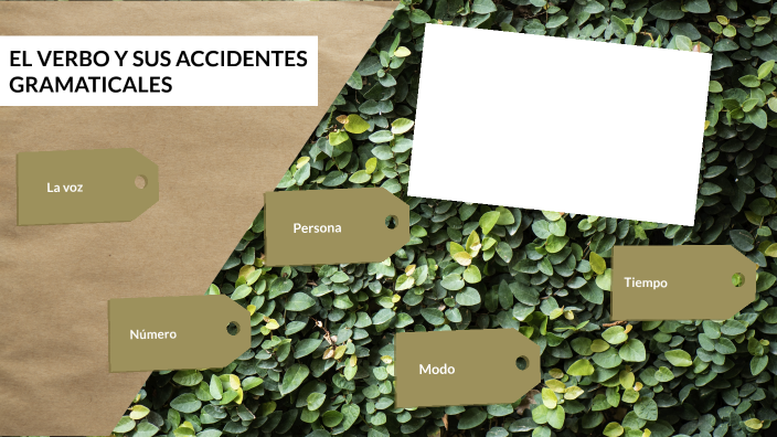EL VERBO Y SUS ACCIDENTES GRAMATICALES by Lia Gonzalez on Prezi