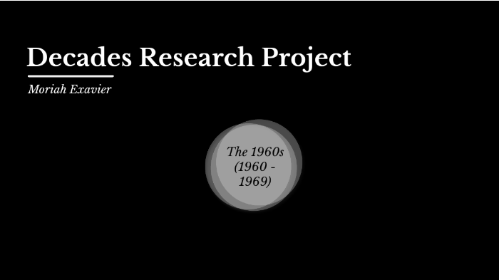 Decades Research Project: The 1960s by Moriah Exavier on Prezi