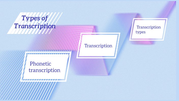Types of Transcription by Anastasia Pakhomova on Prezi