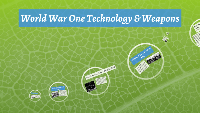 World War One Technology & Weapons by Jacob Futterman on Prezi