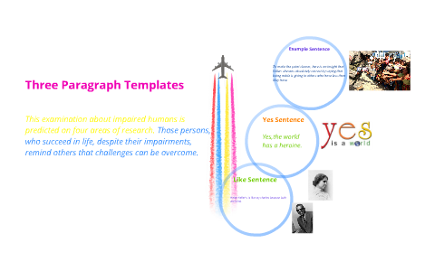 Three paragraph templates by Ashley Gill
