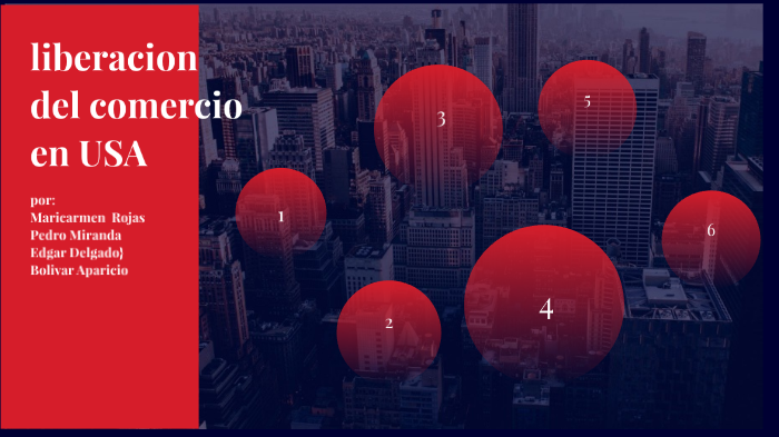liberacion del comercio en USA by Bolivar Aparicio on Prezi