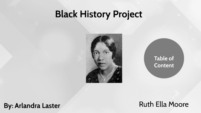 Ruth Ella Moore by ARLANDRA LASTER on Prezi