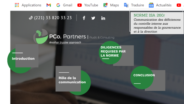 NORME ISA 265/Communication des déficiences du contrôle interne aux ...