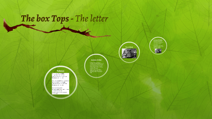 The box Tops - The letter by Jacob Krebs on Prezi