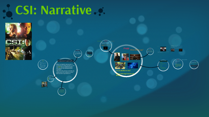 CSI: Narrative theories and techniques FD Media by Rachael Riley on Prezi