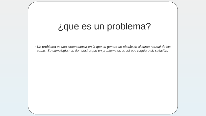 Tecnicas para identificar un problema. by julio suarez on Prezi