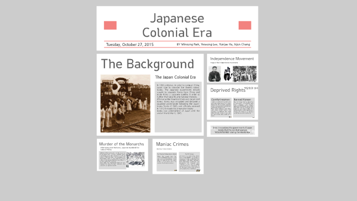 Japanese Colonial Era by Park Minsung on Prezi