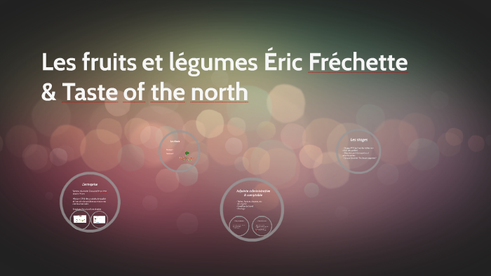 Les fruits et légumes Éric Fréchette by MP Barm on Prezi