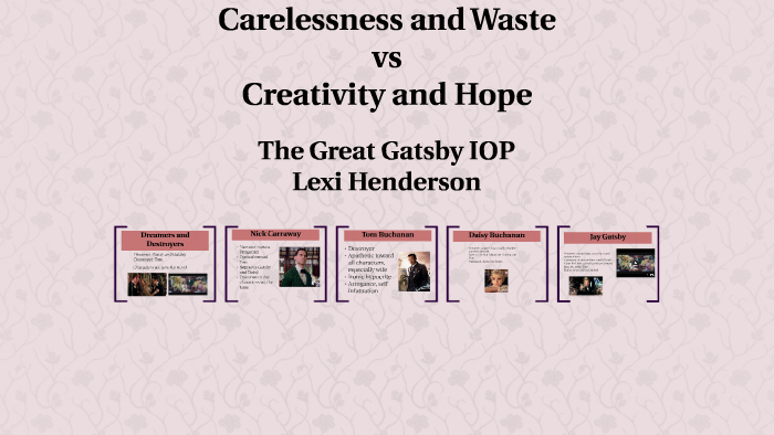 Carelessness and Waste vs Creativity and Hope by Lexi Henderson on Prezi
