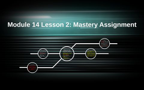 Module 14 Lesson 2: Mastery Assignment by Brianna Rich