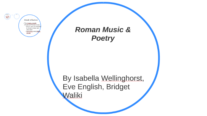 Roman Music & Poetry by on Prezi