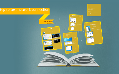 step to test network connection by pink purple on Prezi