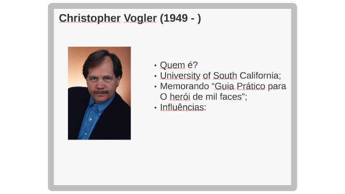 Christopher Vogler (1949 - ) by João Moretti Rangel