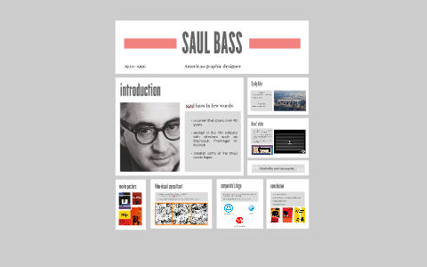 SAUL BASS by Marion Fourdrinois on Prezi