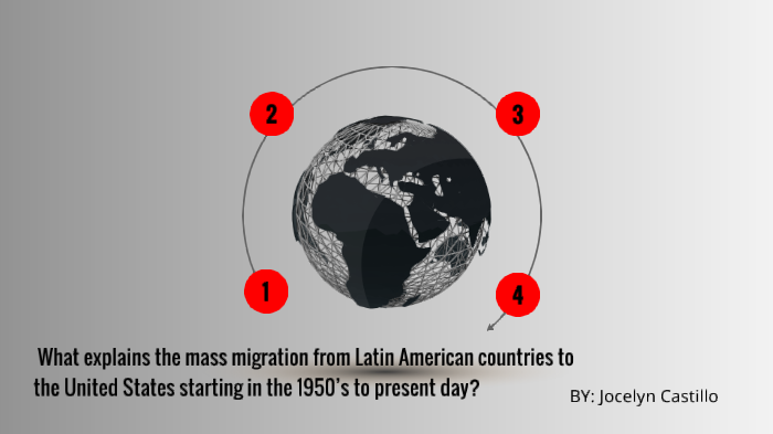 what explains the mass migration from Latin American countries to the ...