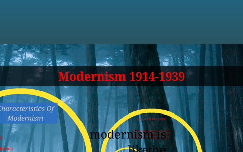 characteristics of modernism by Davanna Perkins on Prezi