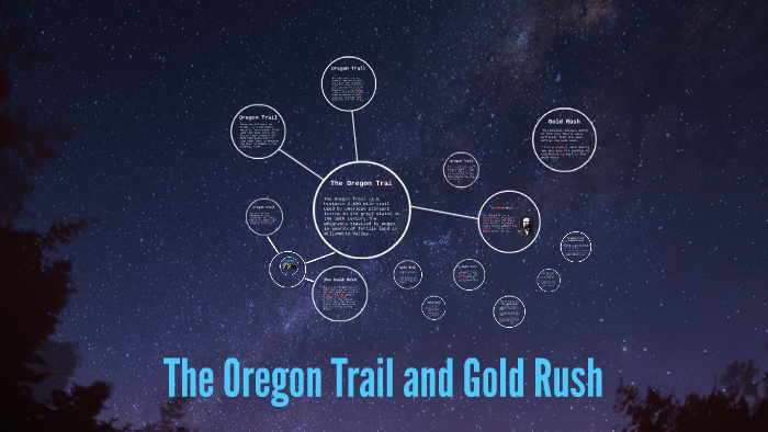 The Oregon Trail and Gold Rush by Sierra Lyons on Prezi